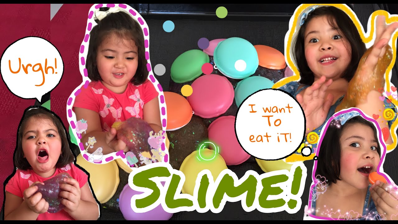 OMG 😱 Sofia's Reaction on Slime // ERIN AND SOFIA'S SLIME SURPRISE ...