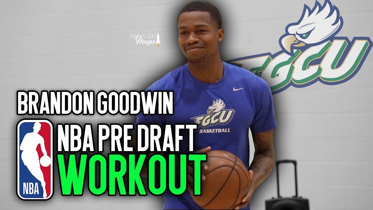 FGCU PG Brandon Goodwin EXCLUSIVE Pre-Draft Workout w/ Double Trouble ...