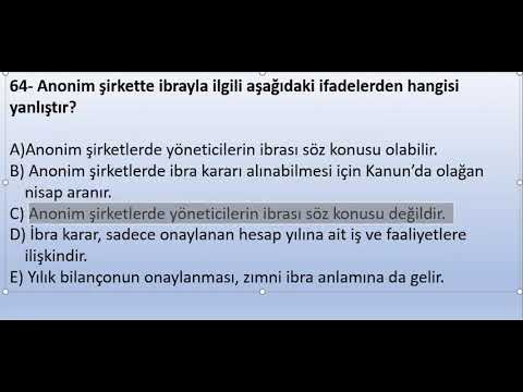 Konsensus Hakimlik Kampı: Ticaret Hukuku-6 (Şirketler Hukuku/4)