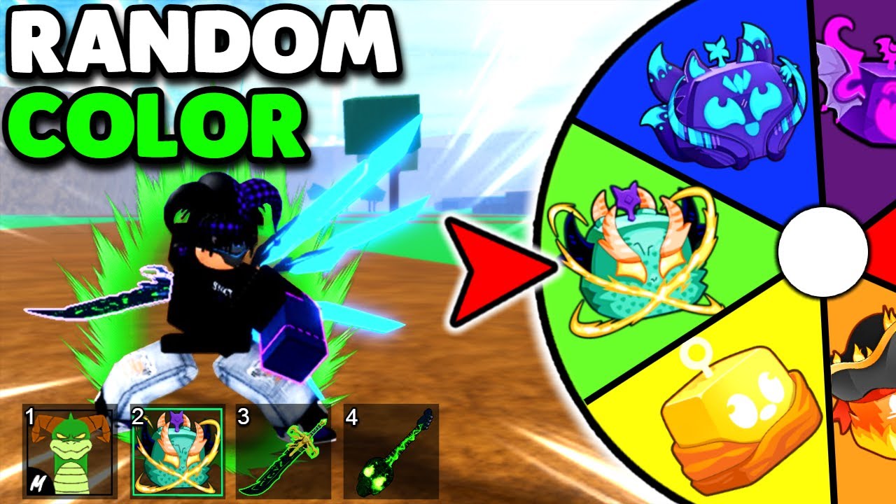 Blox Fruits, But The COLOR WHEEL Decides My Build For PvP... - YouTube