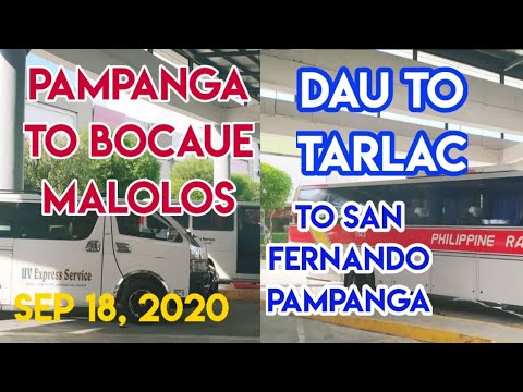 DAU TO TARLAC|PAMPANGA TO MALOLOS TO BOCAUE|SM PAMP TERMINAL|Ghi Vlogs🏳 ...