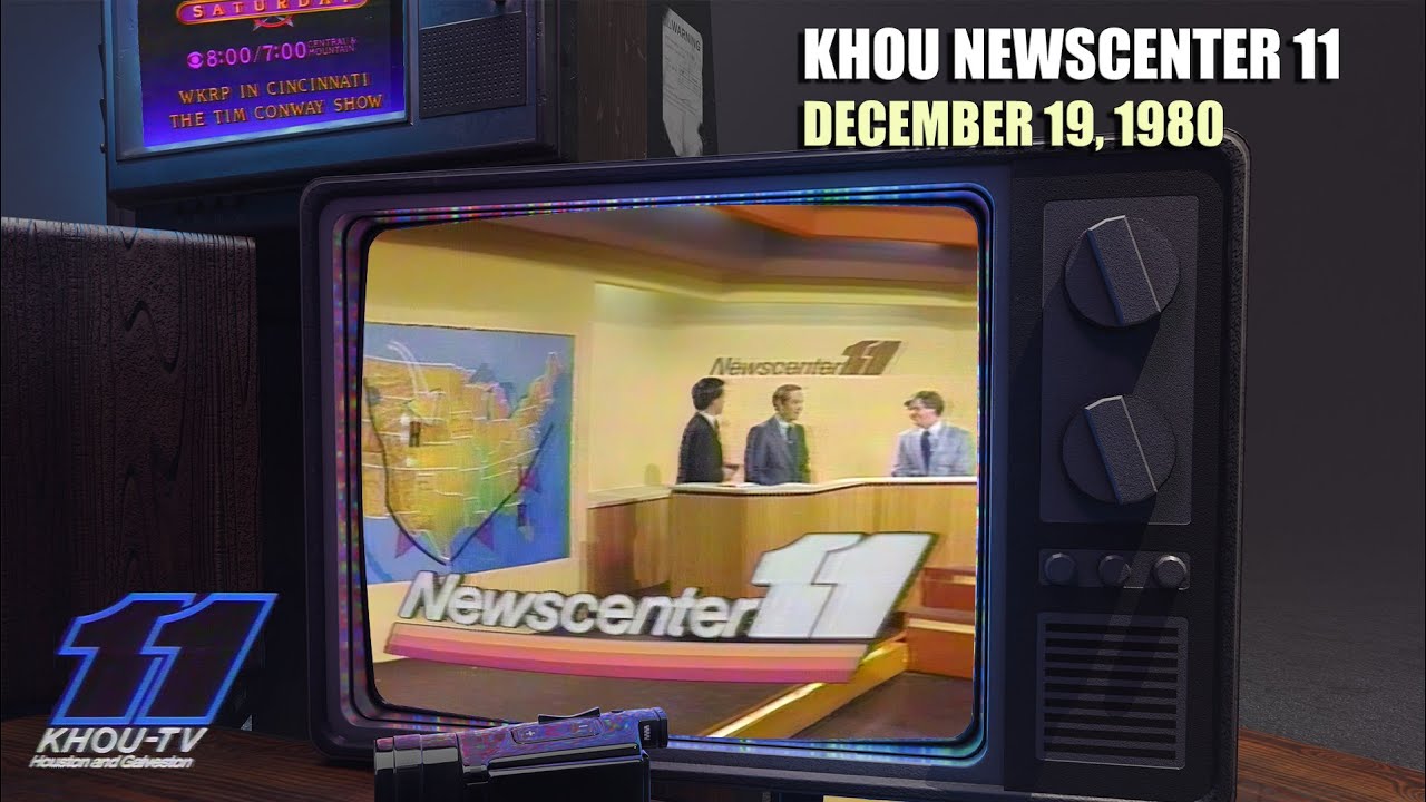 NewsCenter 11 KHOU Houston CBS DECEMBER 19, 1980, with Commercial ...