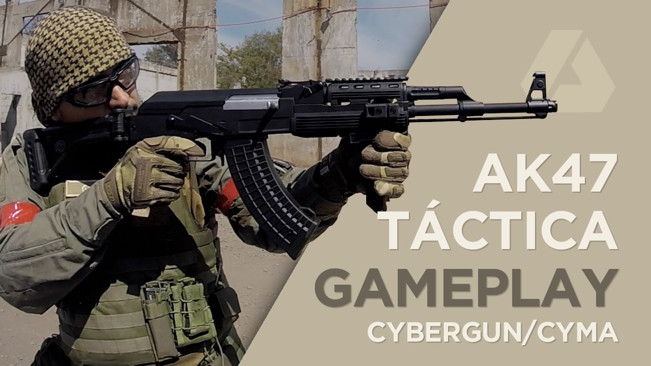 AK47 RIS Tactical Cybergun/CYMA Test Gameplay - Airsoft en Español ...