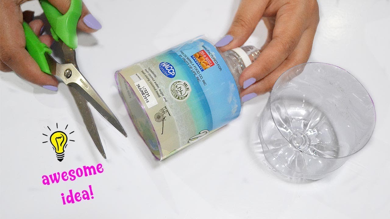 The easy recycled diy using plastic bottle| How To Recycle Plastic ...
