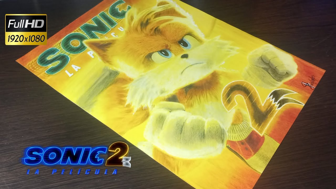 Dibujando Tails 2023 (Sonic The hedghog) Realista - YouTube