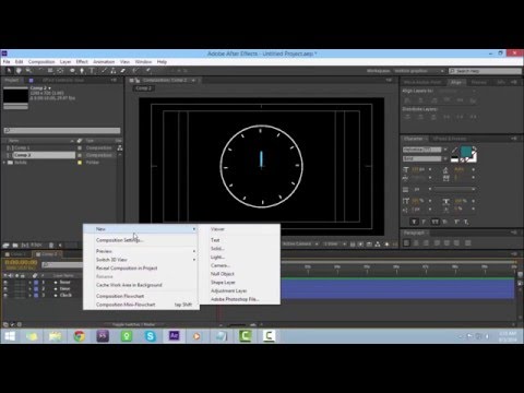 Adobe After Effects Clock Tutorial - YouTube