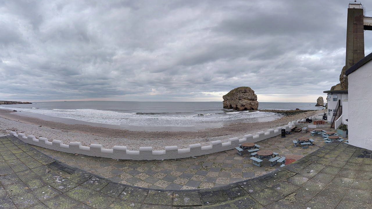 Marsden Rock, Grotto, Beach and North Sea, South Shields, England - 360 ...