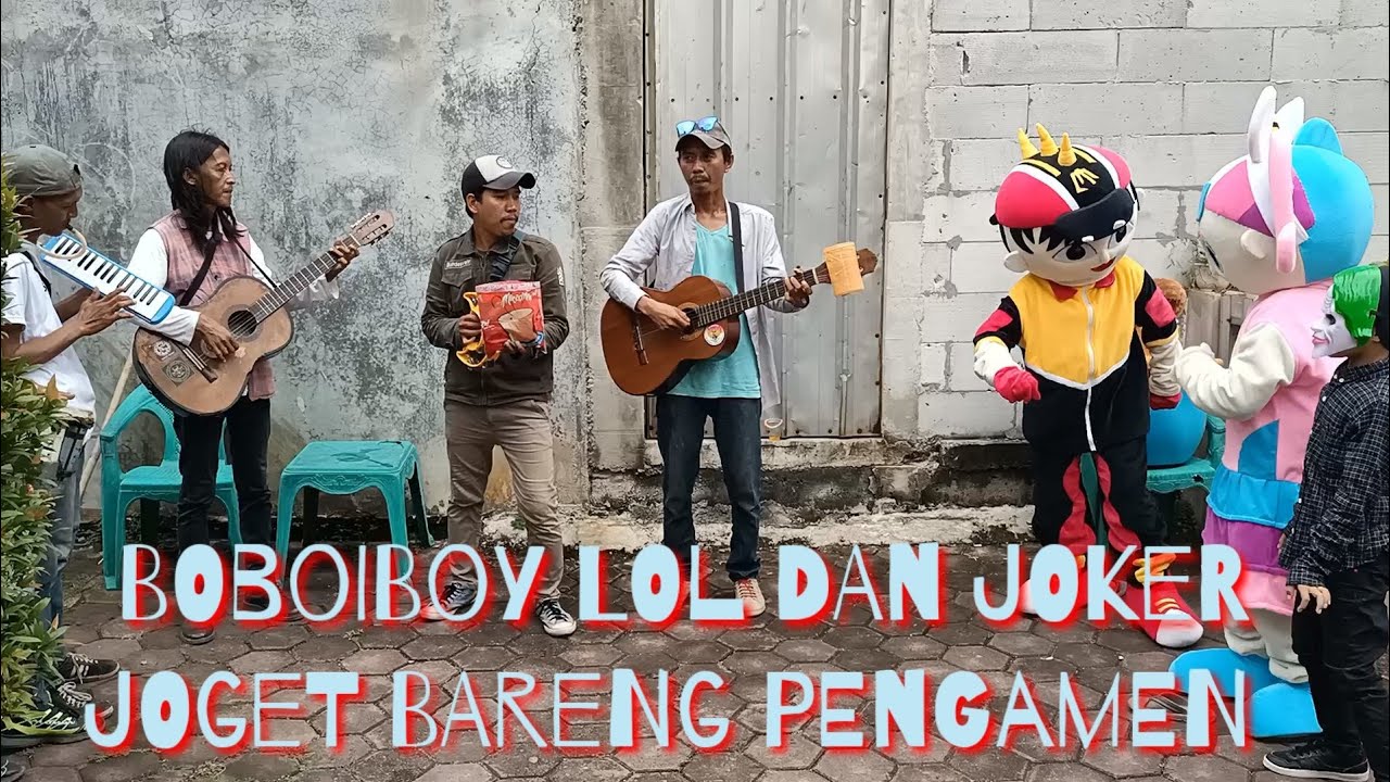 Viral Badut Boboiboy LOL Dan Joker Joget Bareng Pengamen 🤡 Badut - YouTube