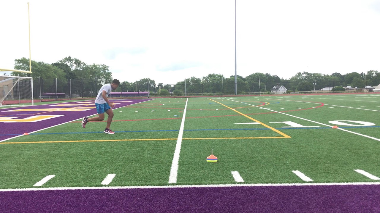10 yd Split Stance Start - YouTube