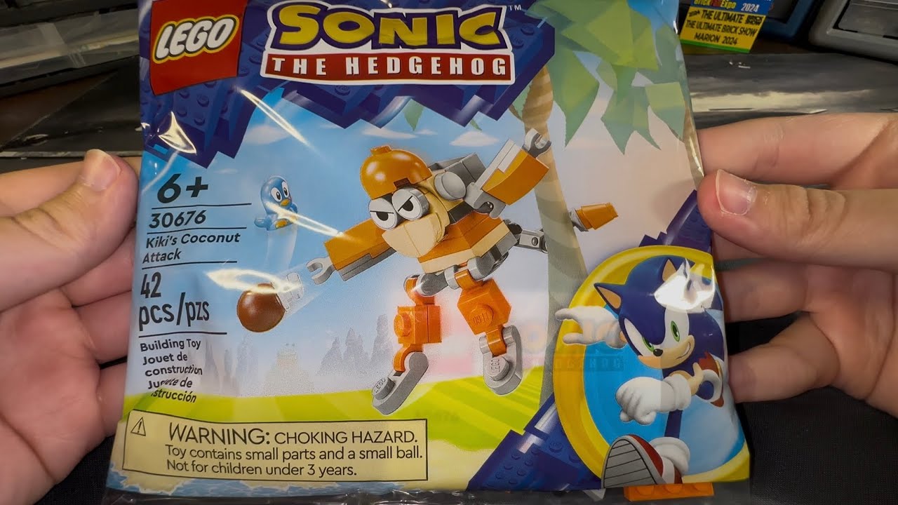30676 Kiki's Coconut Attack | Lego Sonic the Hedgehog (Real-Time Build ...
