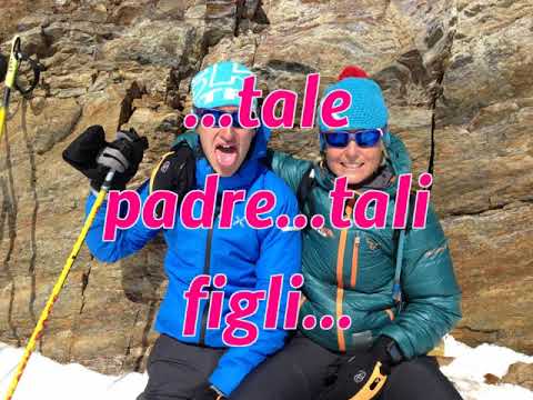 Viozzz .. (la discesa perfetta) .. con Elena .. Federico e il forte ...