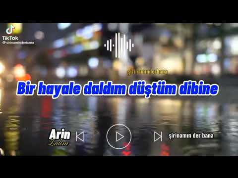 #ARİN  Bir hayale daldim düştüm dibine şarkısı!