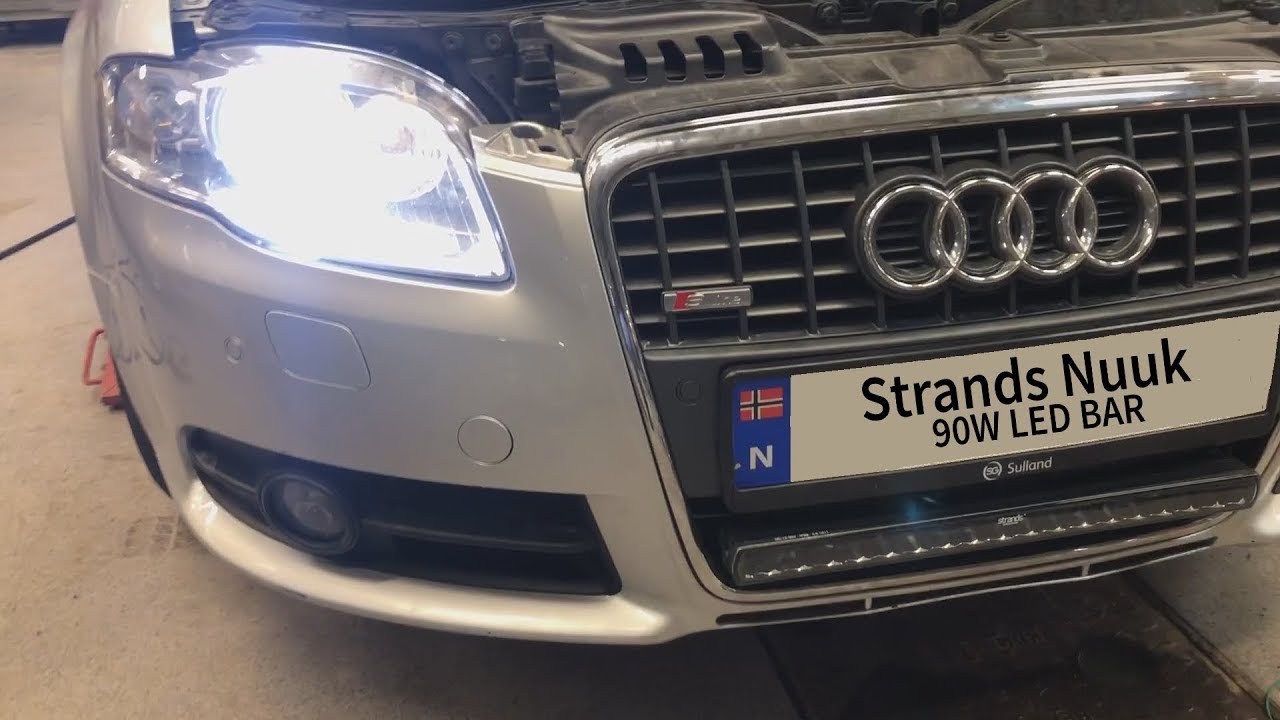 Strands Nuuk 90W LED BAR - Install and Test - YouTube