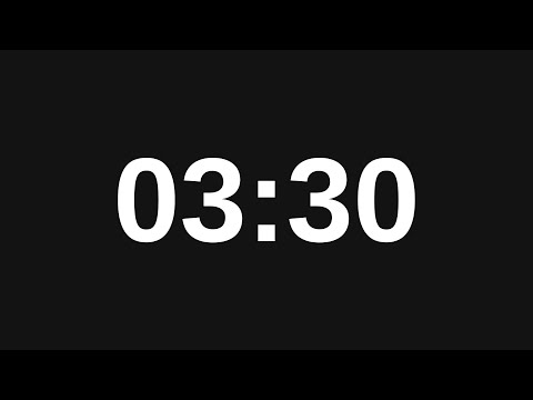 3 Minute 30 Second Timer | For Focus, Calm, or Reset