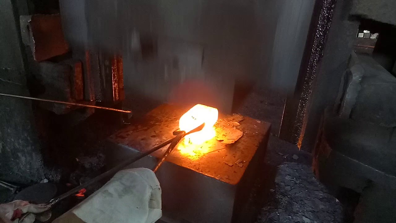 Small size flange forging - YouTube