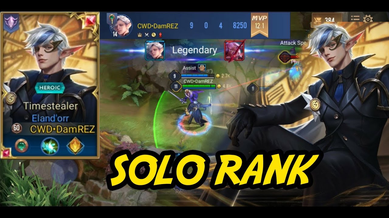 ELANDORR SOLO RANK GAMEPLAY | AOV | 傳說對決 | RoV | Liên Quân Mobile - YouTube