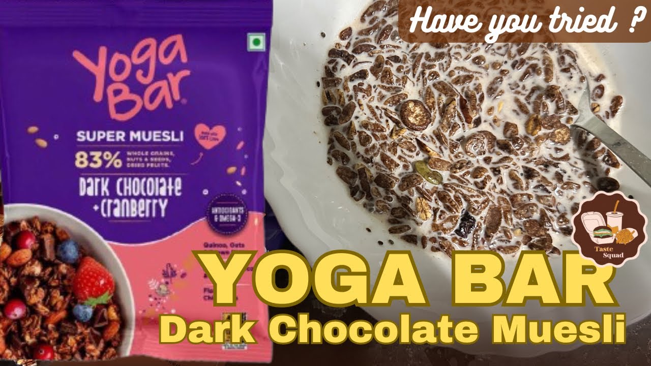 Yoga Bar Dark Chocolate & Cranberry Muesli| How to make Recipe? Demo ...