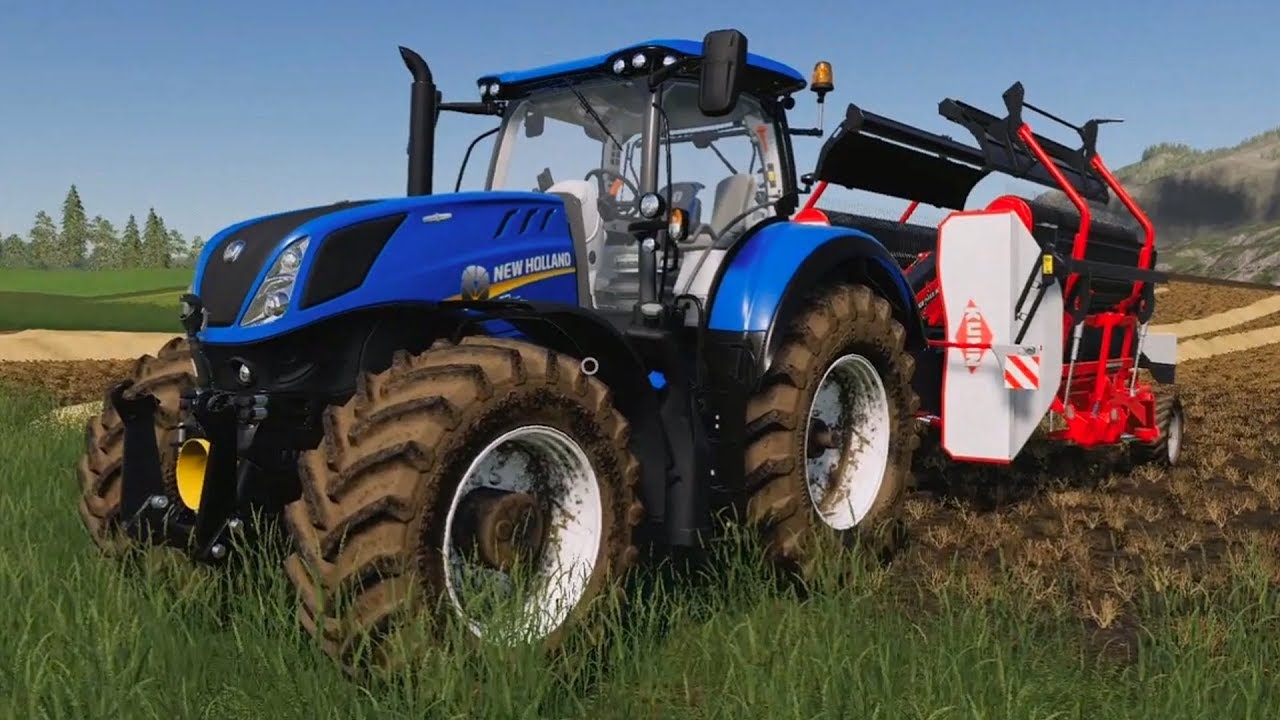 Farming Simulator 19 - New Holland T7 Series Gameplay (HD) [1080p60FPS ...