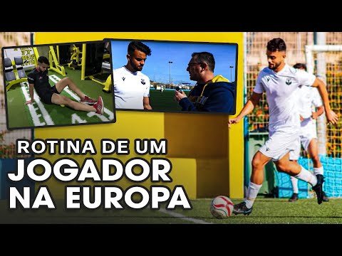 ROTINA DE UM JOGADOR NA EUROPA | JORNADA ATÉ O PROFI | VLOG 01
