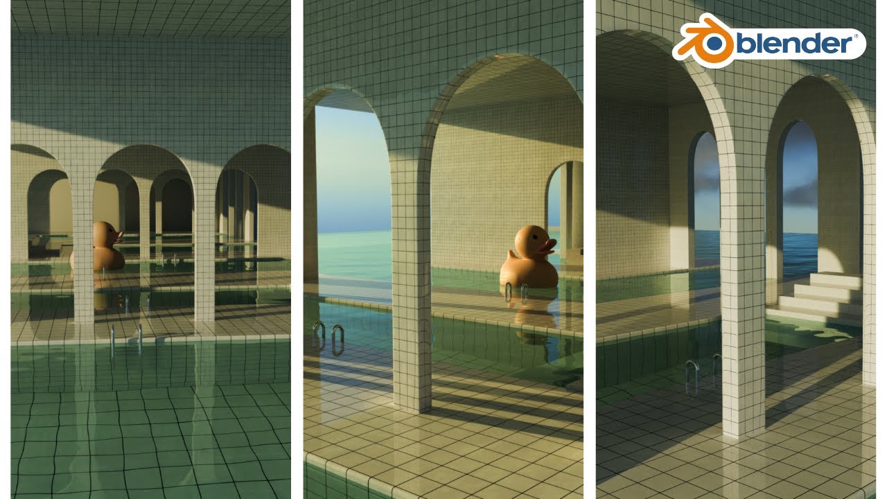 Creating a Beautiful Environment in Blender (Timelapse) - YouTube