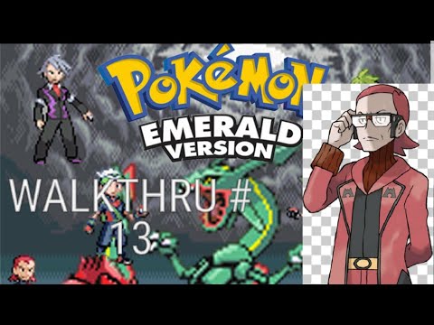 Pokemon Emerald Walkthrough #13 (Meteor Falls, Fighting Maxie at Mt ...