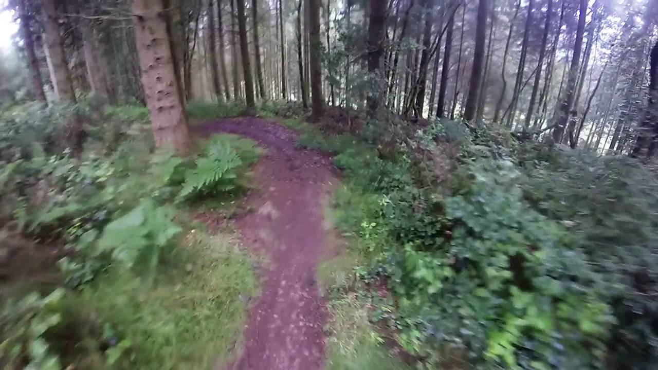 Cwm Rhaeadr Mountain Bike Trail near CilyCwm Carmarthenshire - YouTube