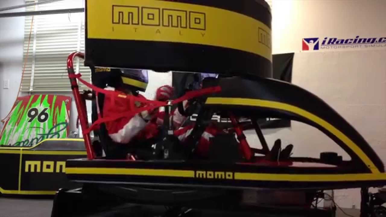 iracing ruf MOMO 3 DOF Racing Simulator - YouTube