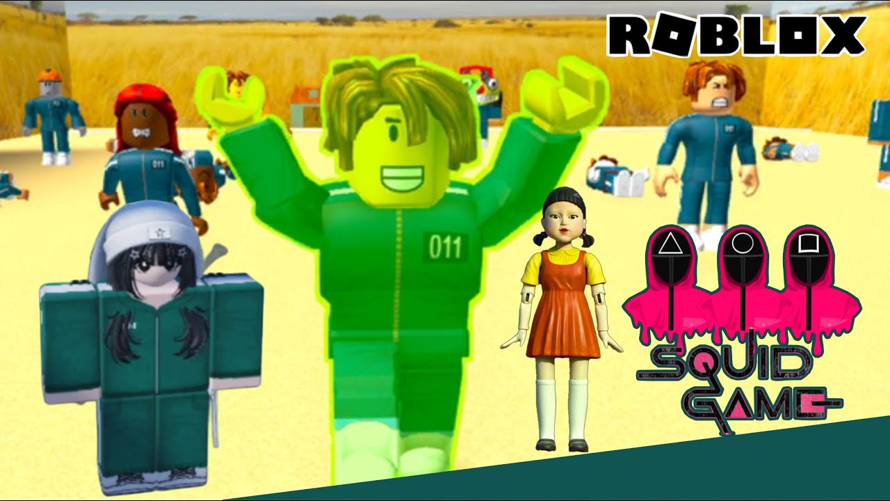 AKU & TEMAN-TEMAN BERMAIN SQUID GAME DI ROBLOX !! - YouTube