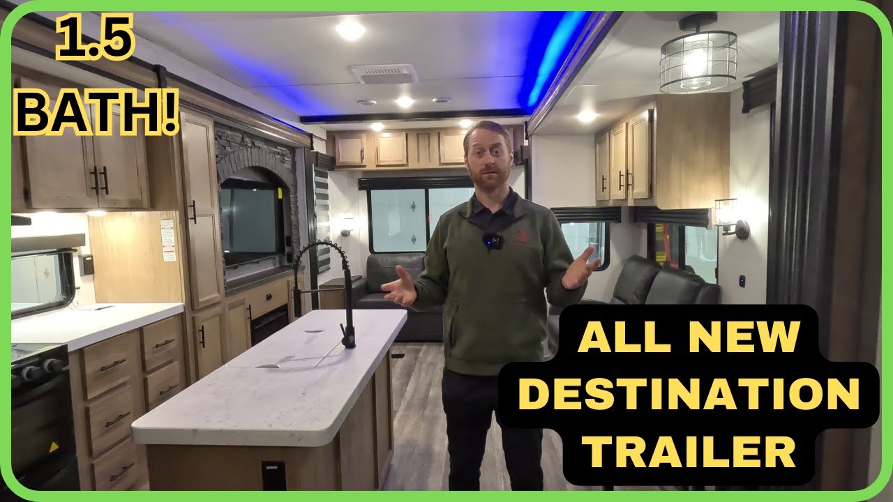 FIRST LOOK Destination Trailer! 2023 Forest River Timberwolf 39NA - YouTube