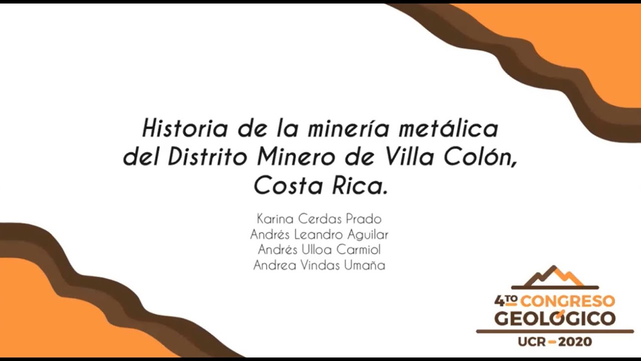 Historia de la minería metálica del distrito minero Villa Colón, Costa ...