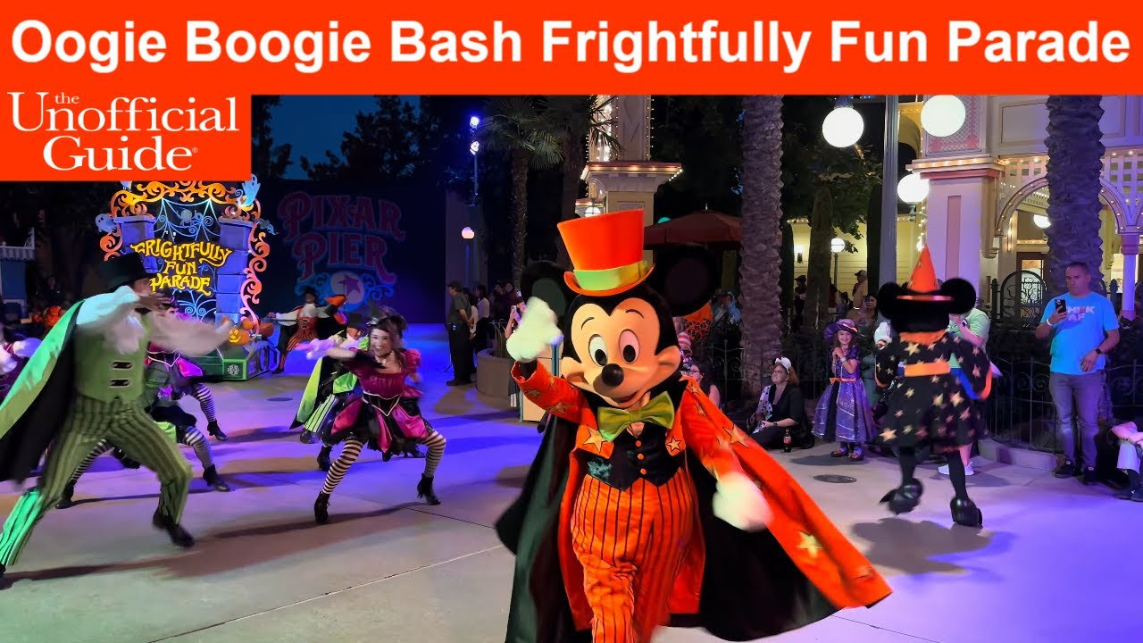 Frightfully Fun Parade at Oogie Boogie Bash 2024 - YouTube
