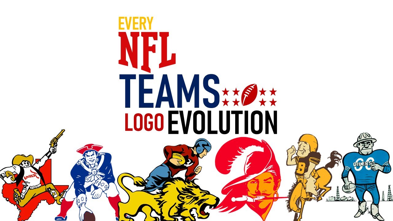 Evolution of Every NFL team's Logo - YouTube