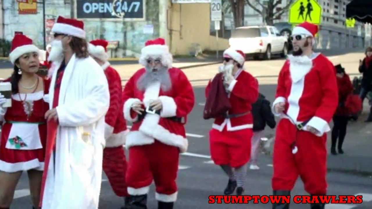 Portland Santacon 2011 (Stumptown Crawlers) - YouTube
