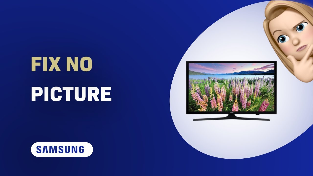 How to Troubleshoot Samsung UN40J5200AF TV with No Picture - YouTube