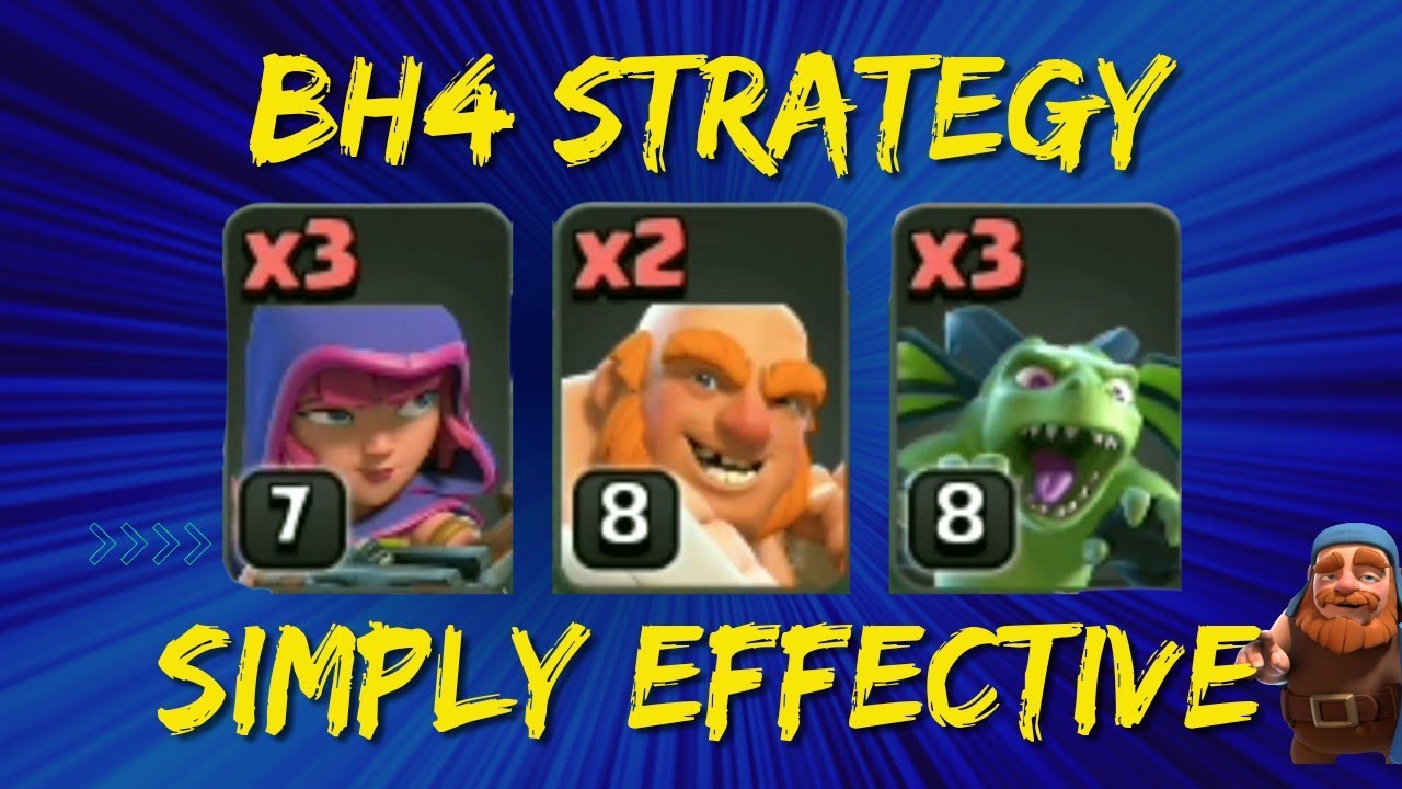 New Best BH4 Attack Strategy / Builder Hall 4 2.0 (Clash of Clans ...