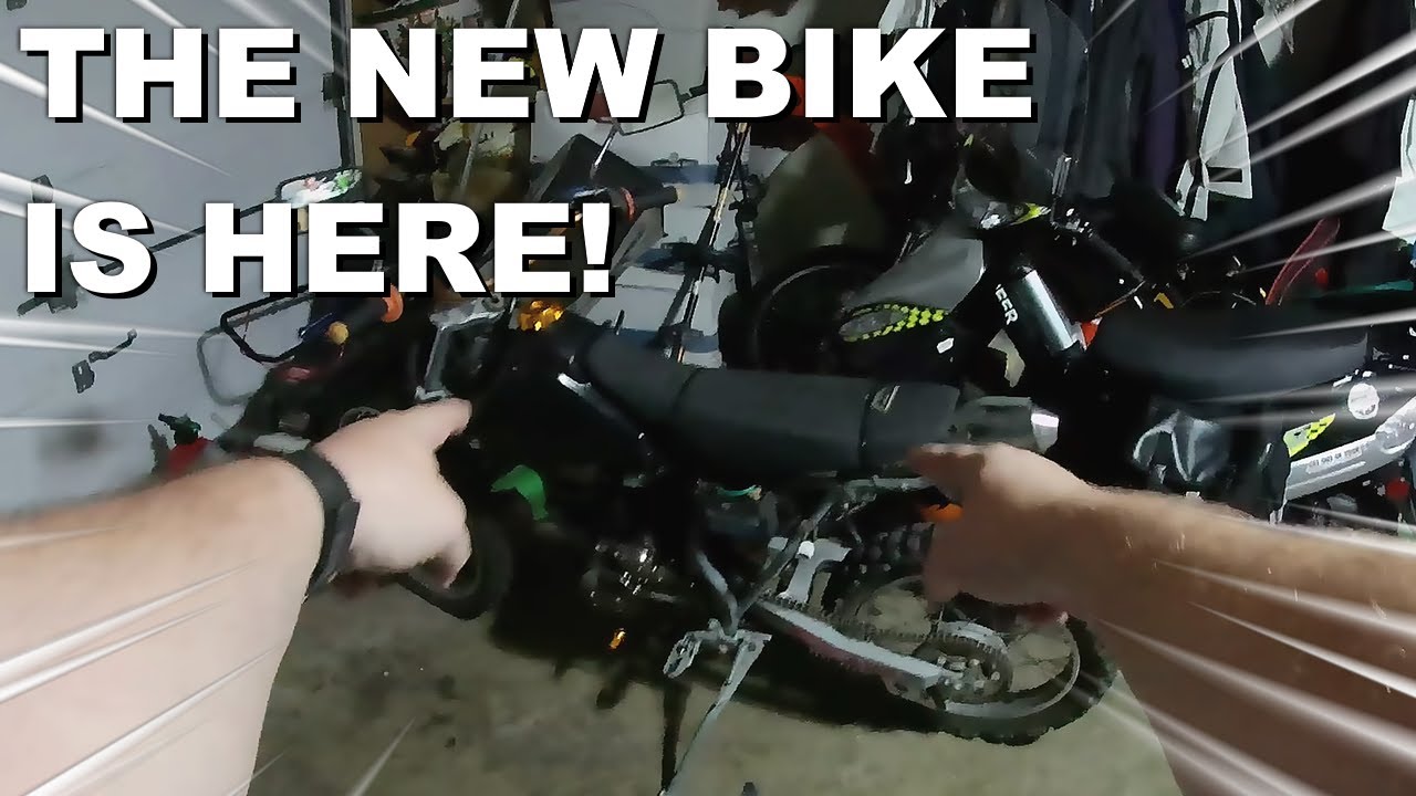 THE NEW PROJECT BIKE IS HERE! QUICK RIDE! - YouTube