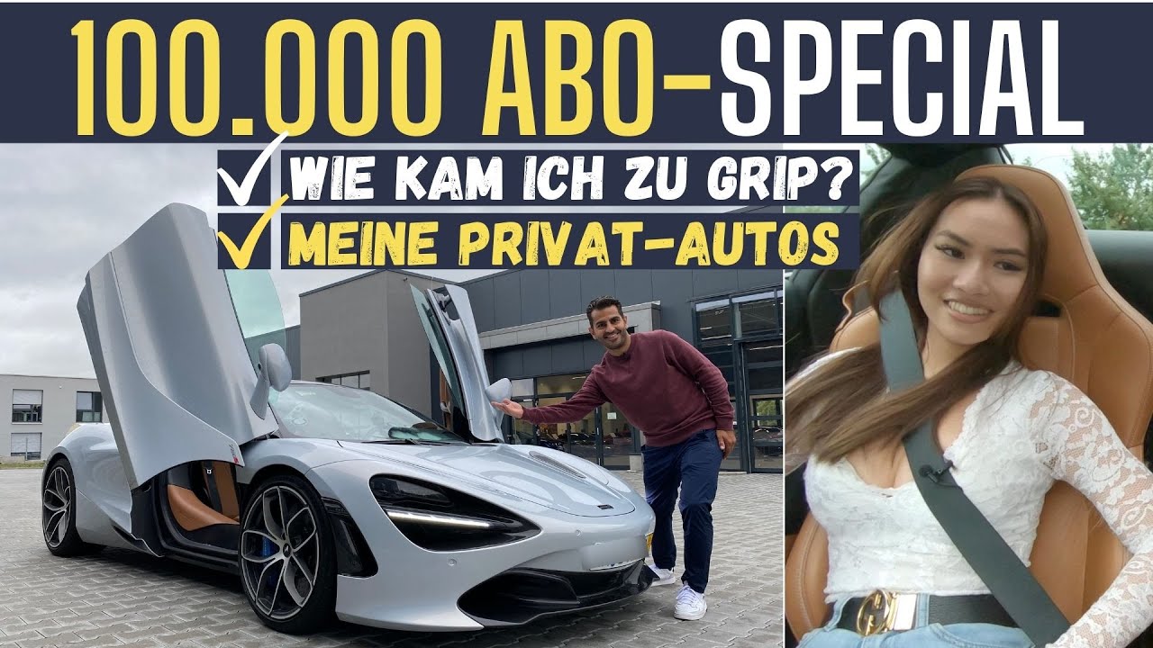 Taxifahrt im McLaren 720 S | Meine Privat-Autos | 100.000 Abo-Special ...
