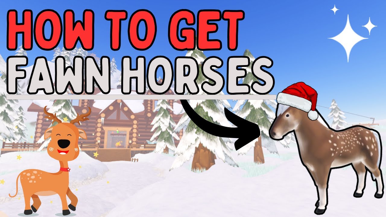 ALL WAYS ON HOW TO GET FAWN HORSES! | Wild Horse Islands - YouTube