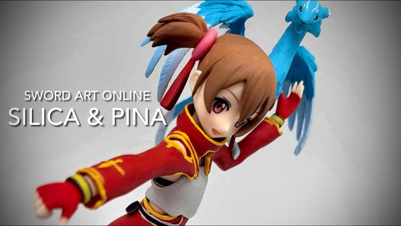 Silica & Pina Figure Sword Art Online Review #silica #pina #sao # ...