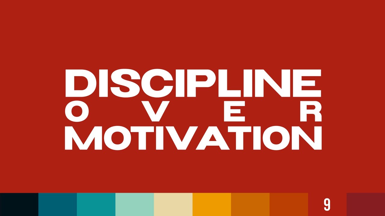Discipline Over Motivation Series (S1:E9) with Brandon Leake - YouTube