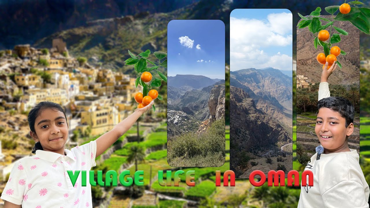 The Village Life in Oman | Exploring Yanqul village | I made Omani ...