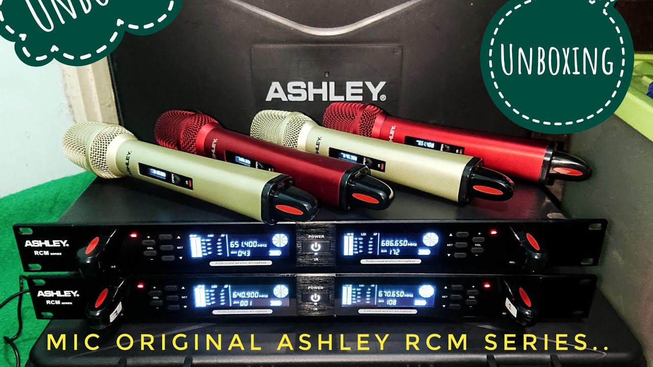 MICROPHONE WIRELESS Ashley RCM series Merah Dan Champagne - YouTube