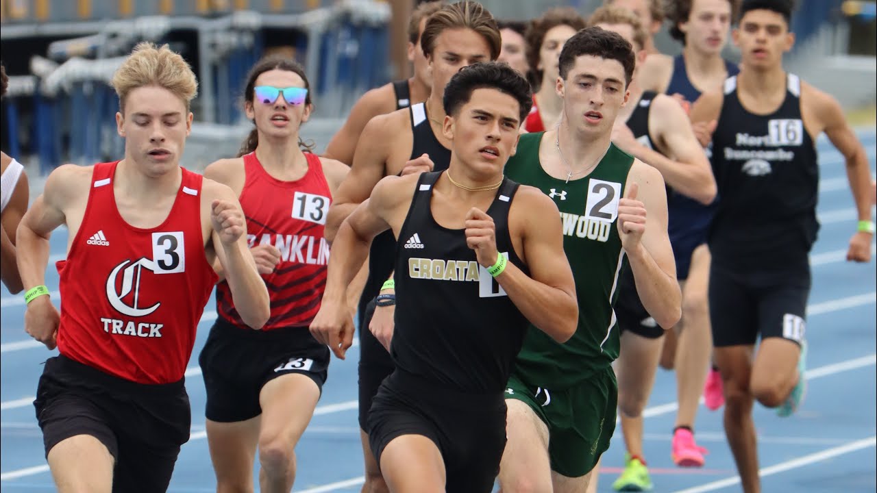 Matthew Quispe NCHSAA 3A State Championship 800m dash - 1:54.65 (2nd ...