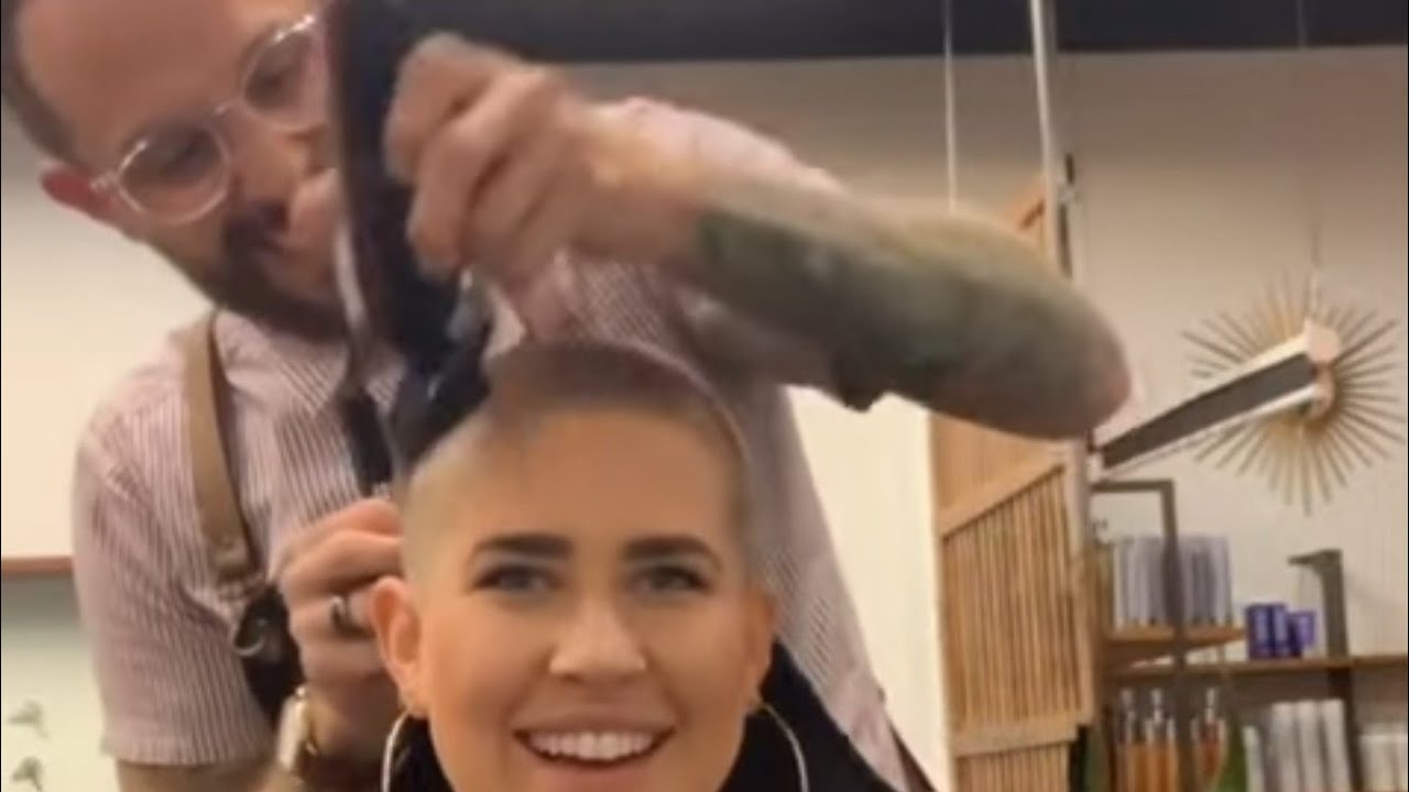 That Time Jaimie Got all Her Hair Buzzed Off by Justin D - YouTube