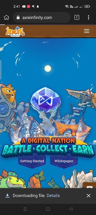 how to download axie infinity in android phone - easy - YouTube