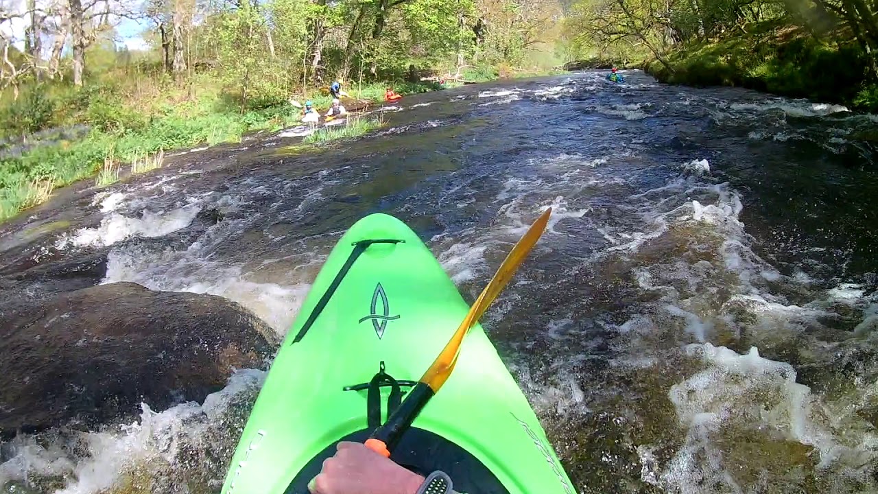 Kayaking Bala Mill Falls - May 2019 - YouTube