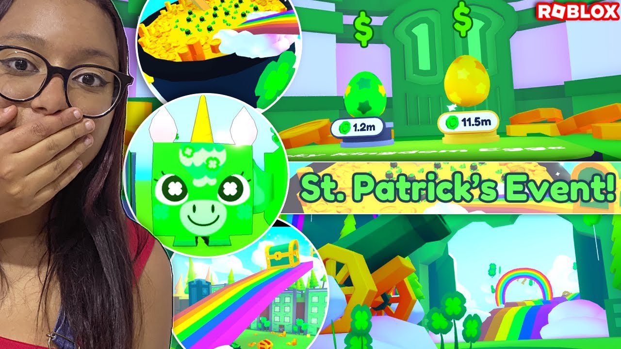 🔴 EVENTO ST. PATRICK DAY NO PET SIMULATOR X! 🍀🤯 - YouTube