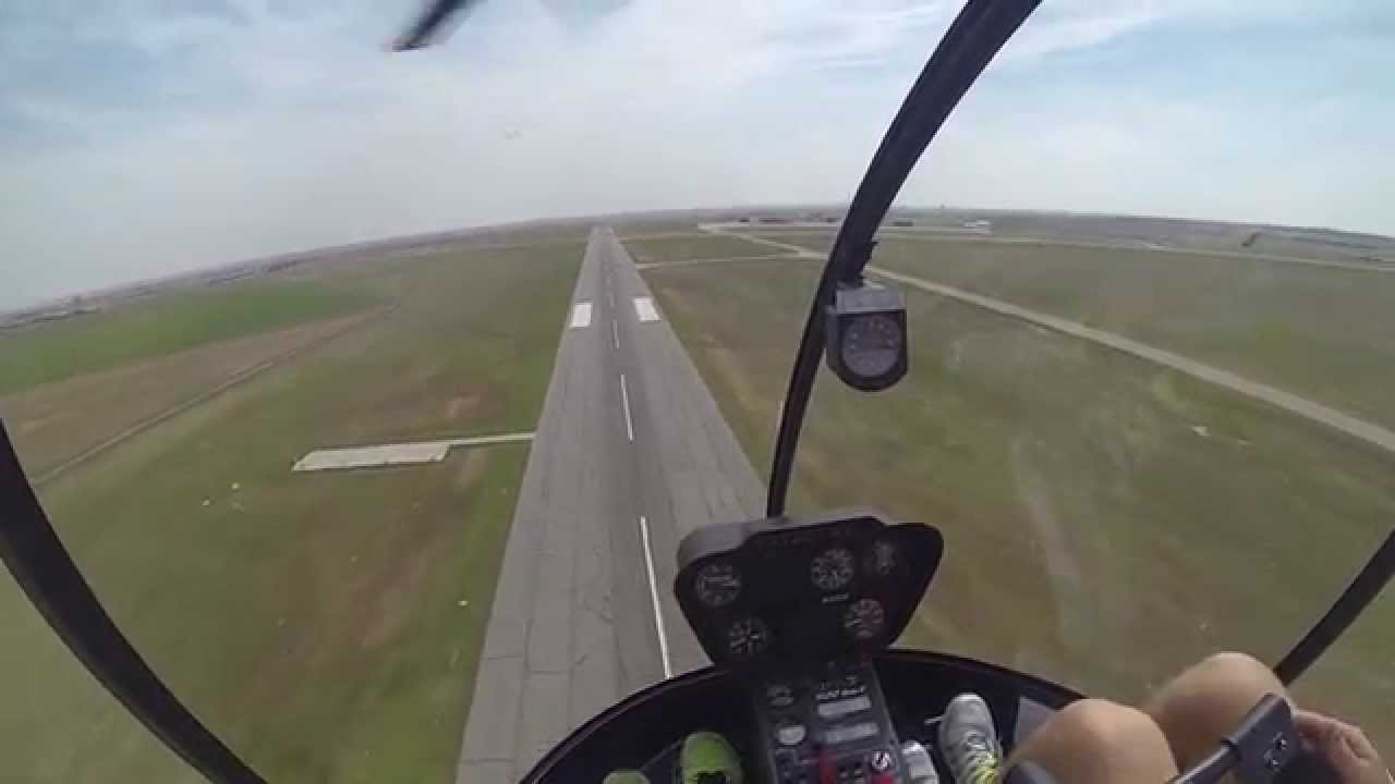 R22 180 Autorotation (Power Recovery) - YouTube