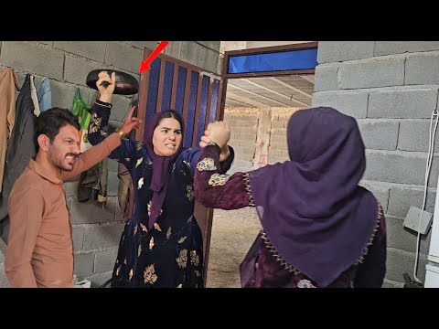 Asghar's sudden presence at the lawyer's office and the second woman's conflict with Zeinab