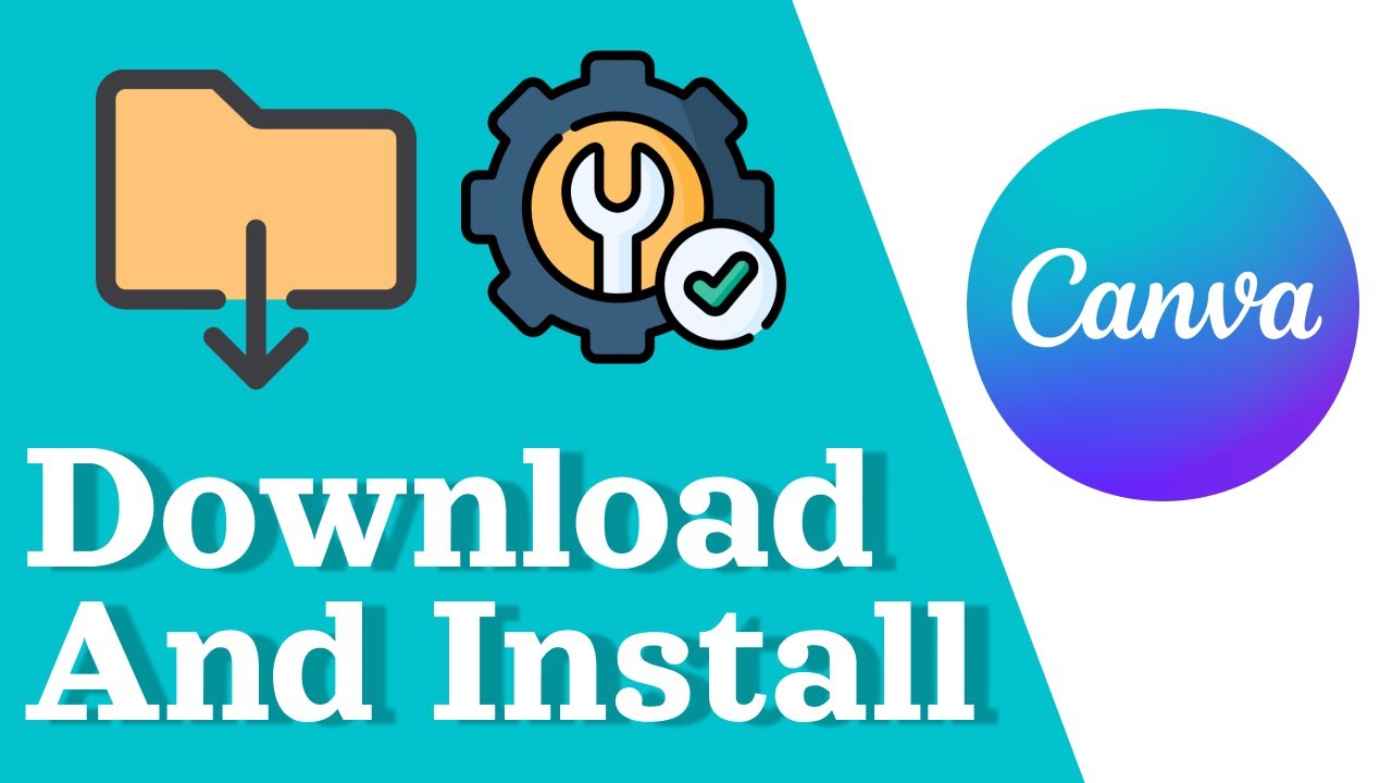 how to download and install Canva on a laptop or PC - tutorial. - YouTube